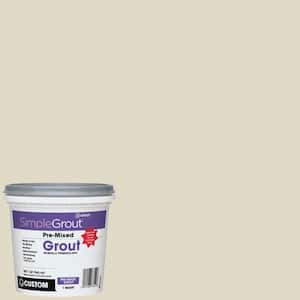 Custom Building Products SimpleGrout #122 Linen 1 Qt. Pre-Mixed Grout ...