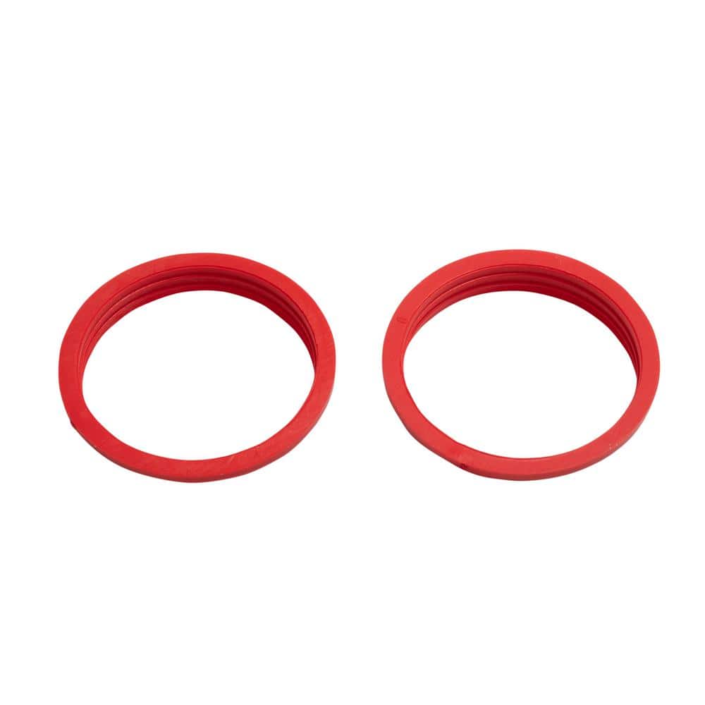 Oatey 1-1/4 in. Sink Drain Pipe Rubber Slip-Joint Washer (2-Pack ...