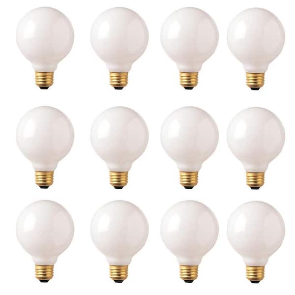 Bulbrite 25-Watt Warm White Light G30 (E26) Medium Screw Base Dimmable ...