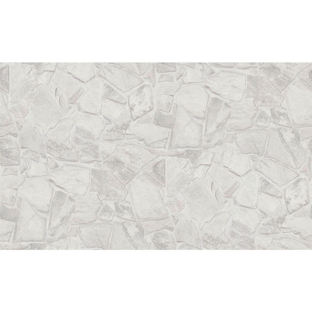 Bricks and More Collection White Claystone Cottage Motif Matte Finish ...