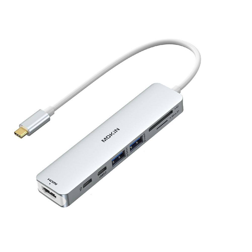 Etokfoks 1 Amp 7in1 USB C Hub HDMI Adapter with SD Card Port - 100W PD ...