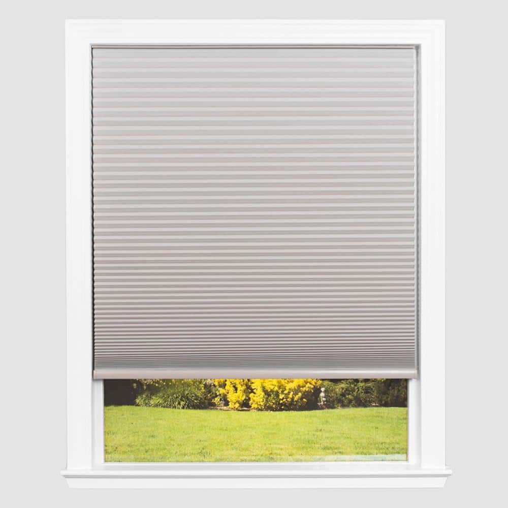 Redi Shade No Tools Easy Lift Trim-at-Home Cordless Cellular Blackout ...