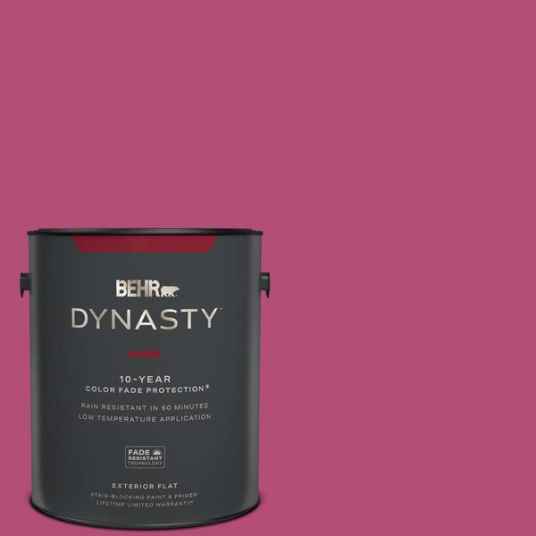 BEHR DYNASTY 1 gal. #P120-6 Diva Glam Flat Exterior Stain-Blocking ...