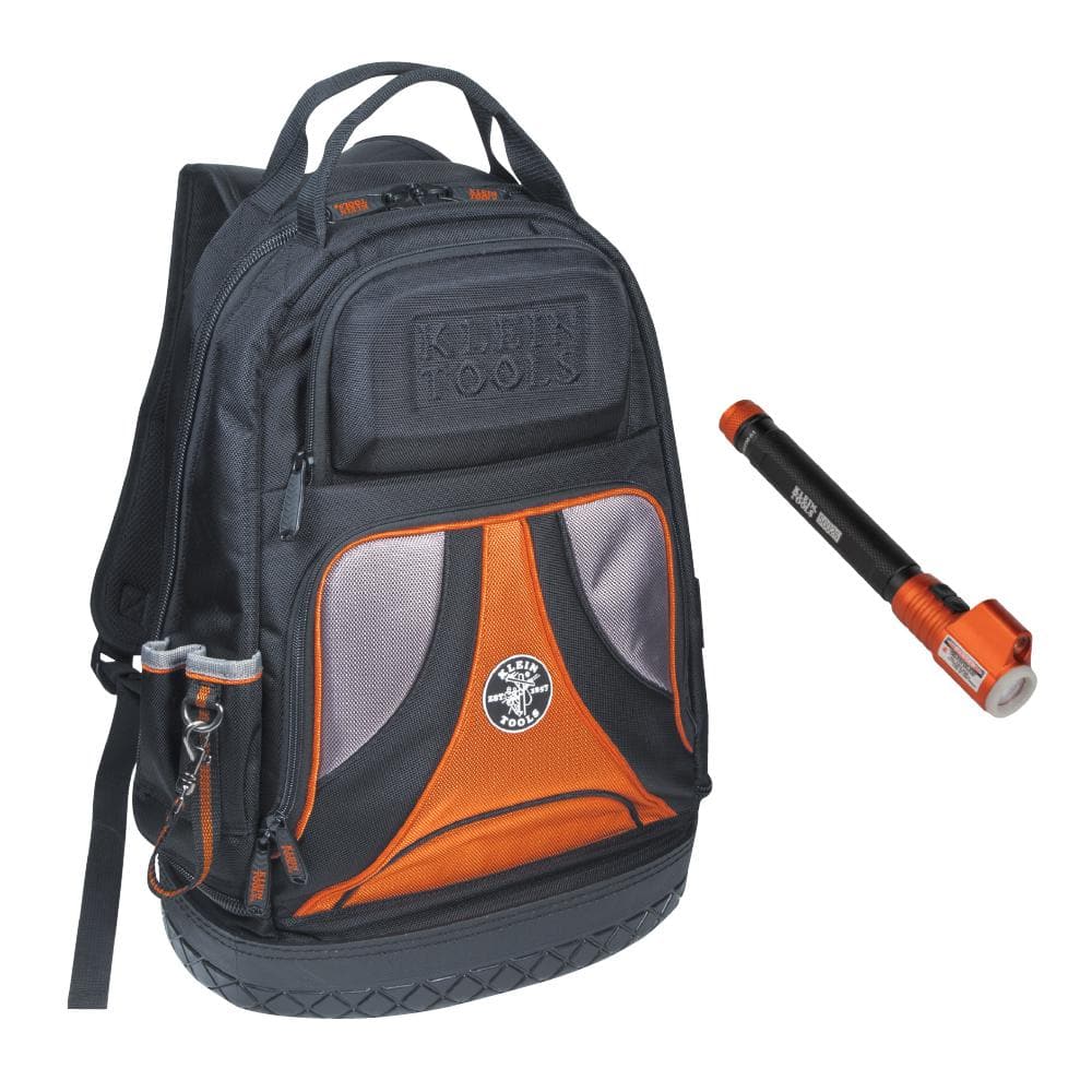 Klein Tools 14 in. Backpack and Penlight with Laser Tool Set (2-Piece ...
