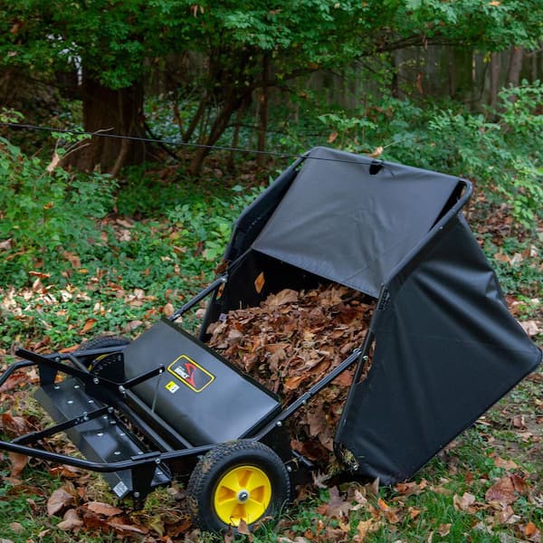 Brinly-Hardy Brinly Combo 42 in. Tow-Behind Lawn Sweeper with ...