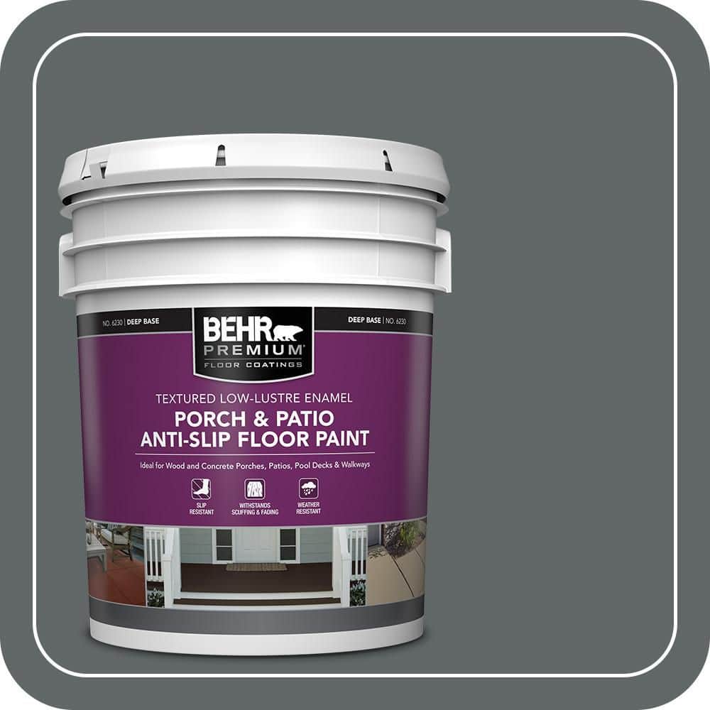 BEHR PREMIUM 5 gal. #N450-6 Binary Star Textured Low-Lustre Enamel ...
