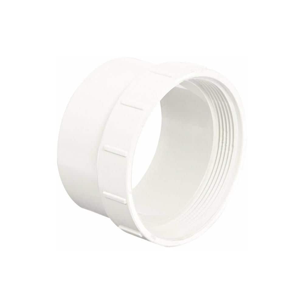 VPC 3 in. PVC DWV SPG x FPT Cleanout Adapter Fitting 34-LP105-030B ...