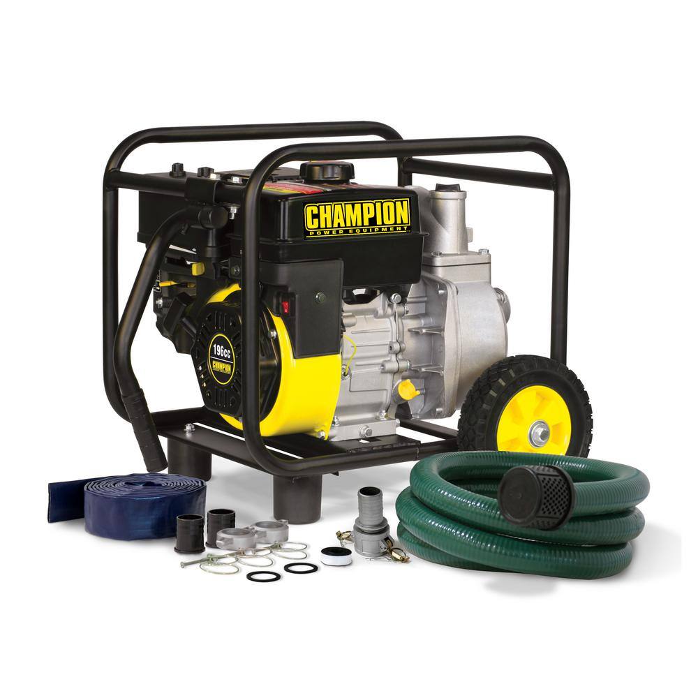 Champion Power Equipment 2 in. Gas-Powered Semi-Trash Water Transfer ...