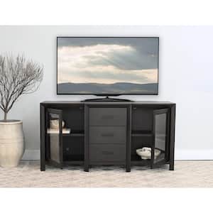 JASIWAY Brown Color TV Stand Fits TV's Up To 65 in. with Storage ...