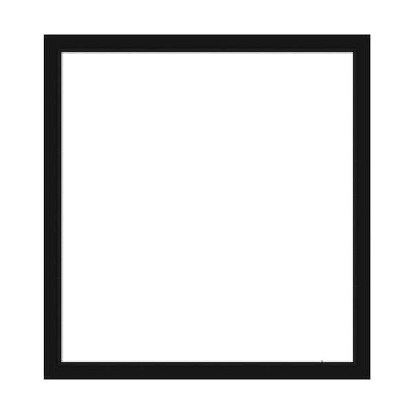 Amanti Art Mirror Makeover Avon Black 35.25 in. W x 37.25 in. H ...