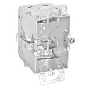 Southwire 3 in. H x 2 in. W x 2 in. D Steel Metallic 1-Gang Switch Box ...