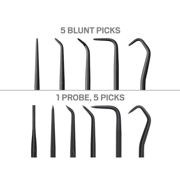 TEKTON Pick Hook and Mini Pry Bar Set 25 Piece LVR10005 The Home Depot