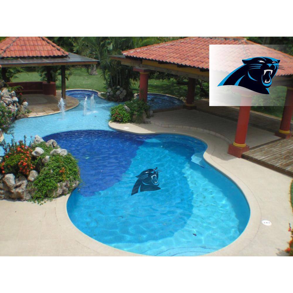 Applied Icon NFL Carolina Panthers 59 in. x 59 in. Large Pool Graphic ...