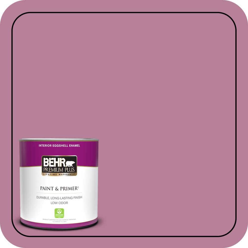 BEHR PREMIUM PLUS 1 qt. #M130-5 Cabaret Eggshell Enamel Low Odor ...