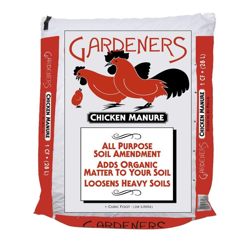 Gardeners 1 cu. ft. Chicken Manure 3214 - The Home Depot