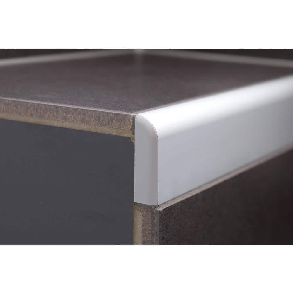DURAL Durastep DP 11/32 in. Worktop trim Endcap Left Aluminum Anodized ...