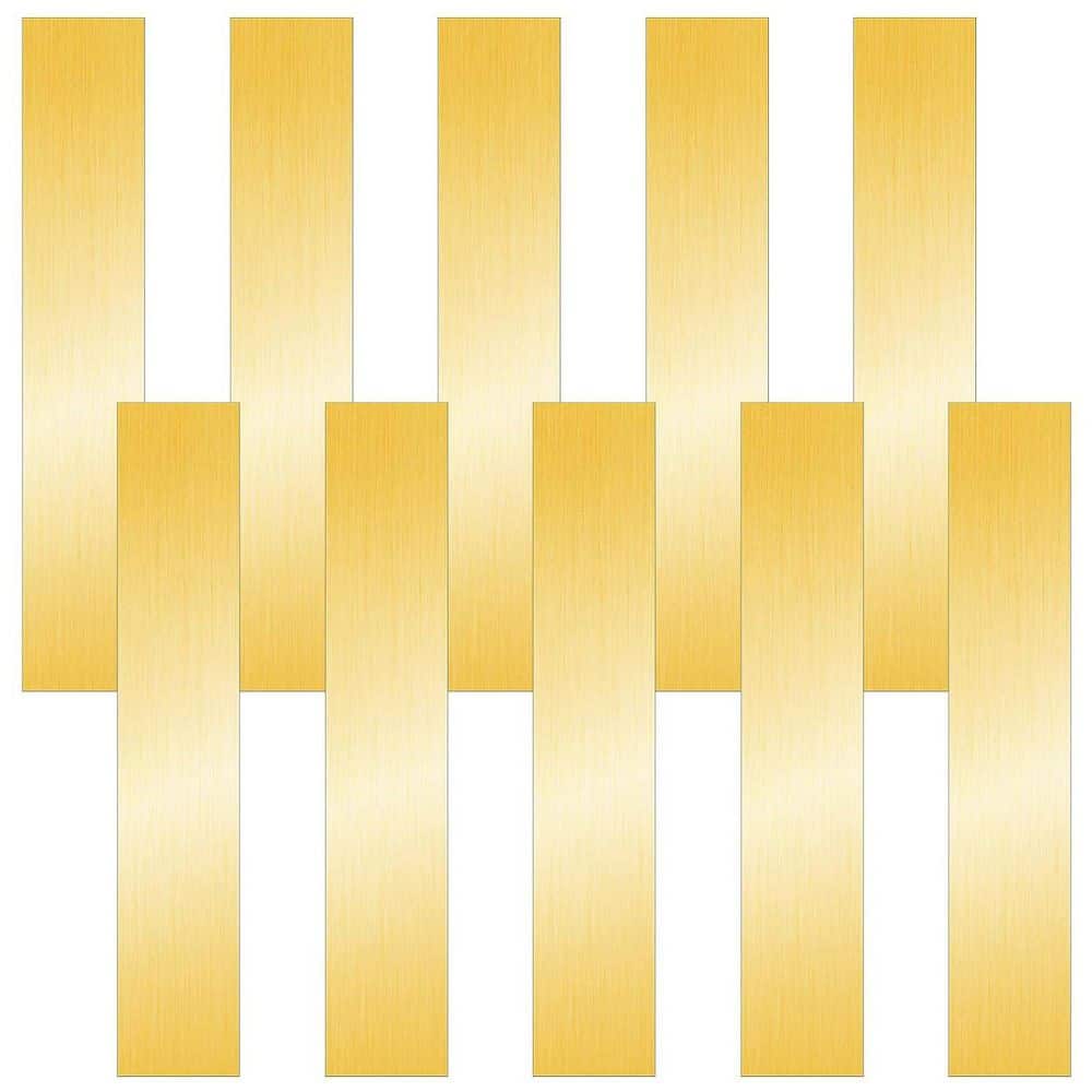 Afoxsos Brass Shim Stock Assortment Metal Shims 0.002 in. 0.004 in. 0. ...