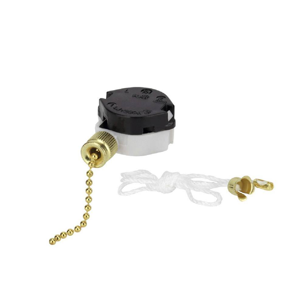 Aspen Creative Corporation Polished Brass 3 Speed Ceiling Fan Motor ...