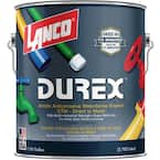 Lanco Durex 1 Gal. Acrylic White Interior/Exterior Paint DE716-4