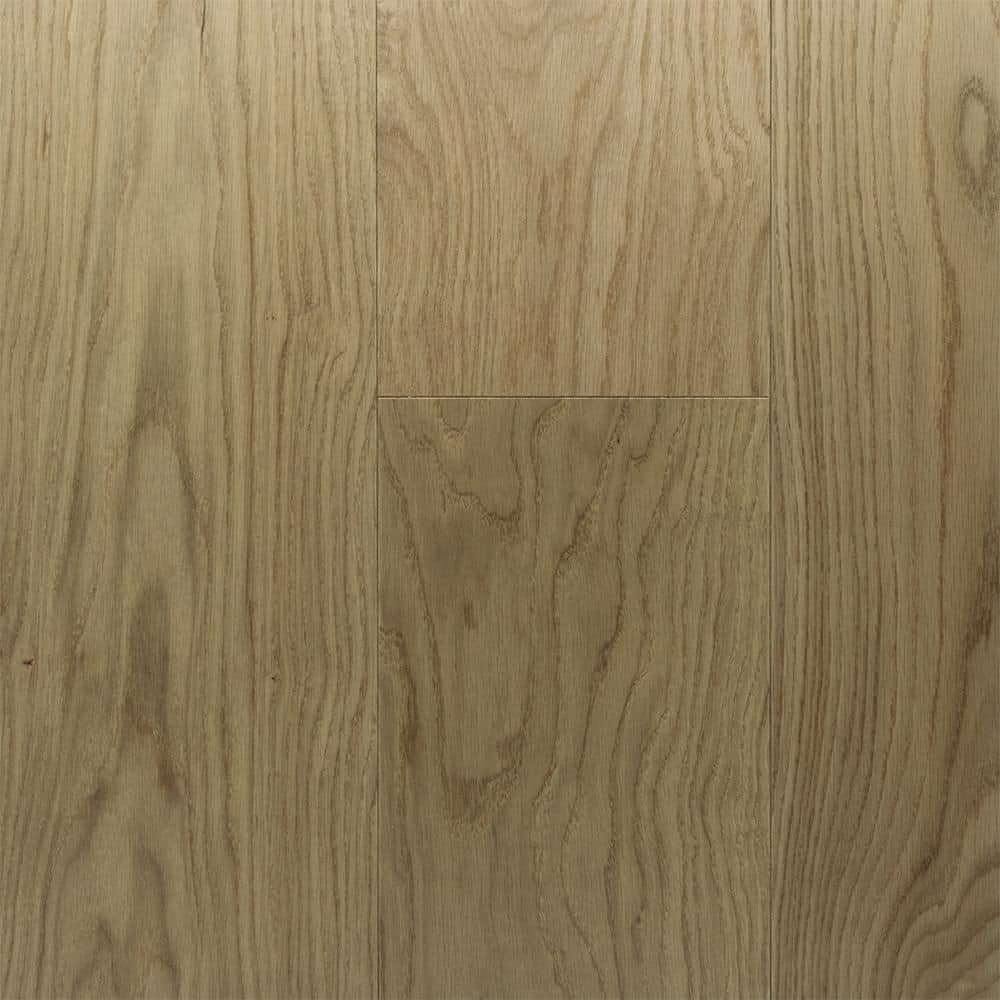 Blue Ridge Hardwood Flooring Take Home Sample-Lunar White Oak Tongue and Groove Brushed ...