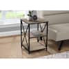 Dark Taupe Side Table HD3597 - The Home Depot