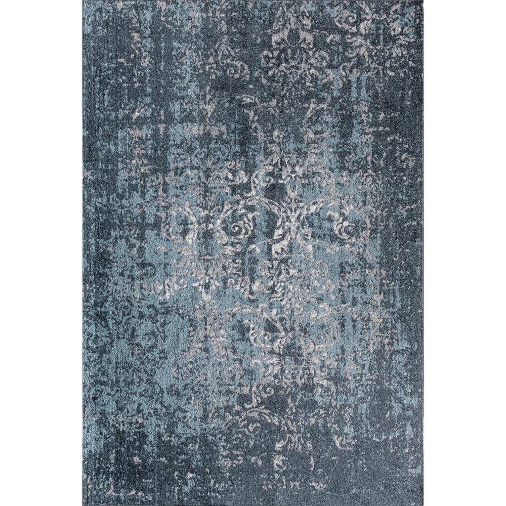 Rugs America Jada Cobalt Symphony Blue Area Rug RA31651 - The Home Depot
