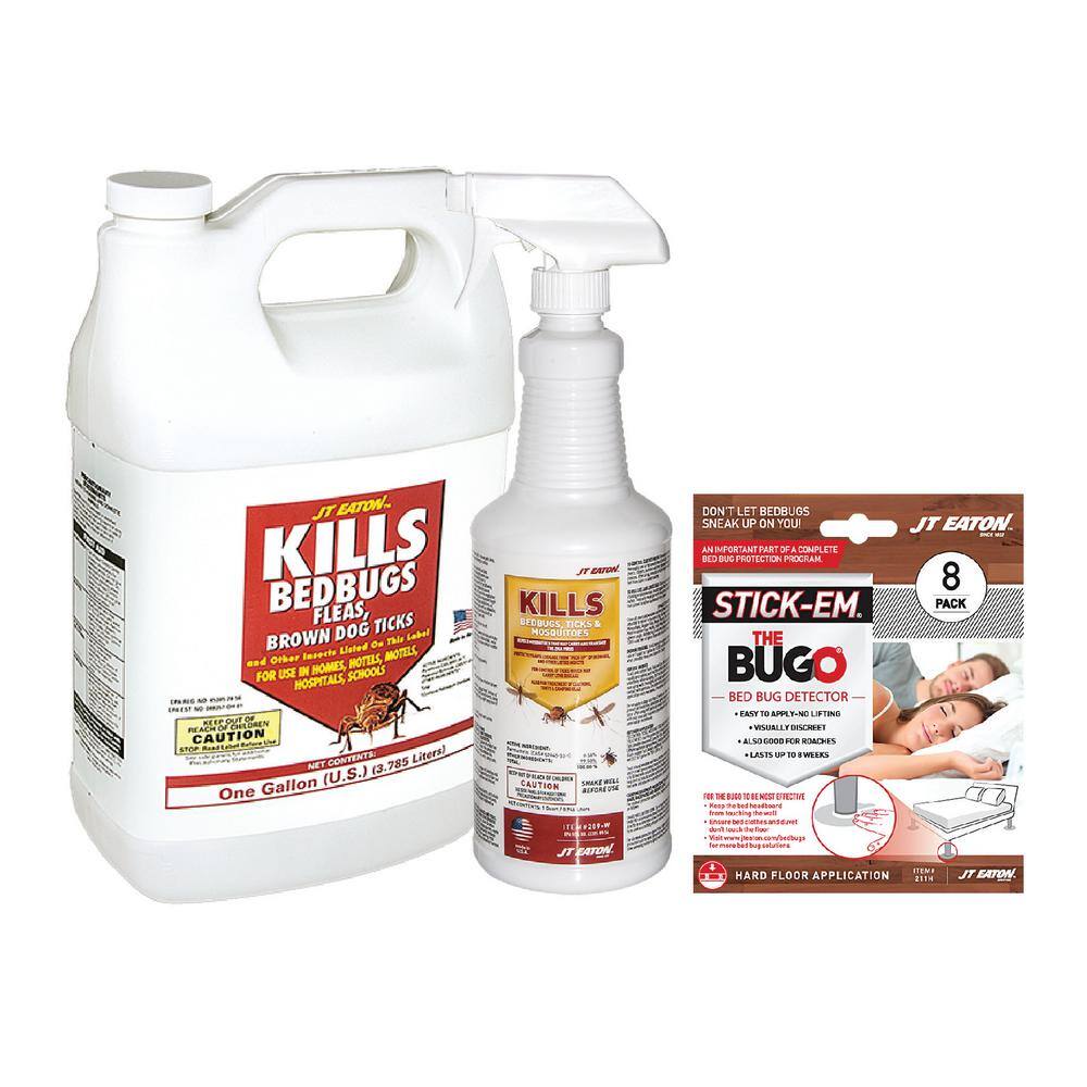 JT Eaton 1 Qt. Bedbug Spray Value Kit with Economy Water Base-BBKIT6 ...