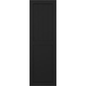 Ekena Millwork 15 in. x 74 in. TrueFit PVC Farmhouse/Flat Panel ...