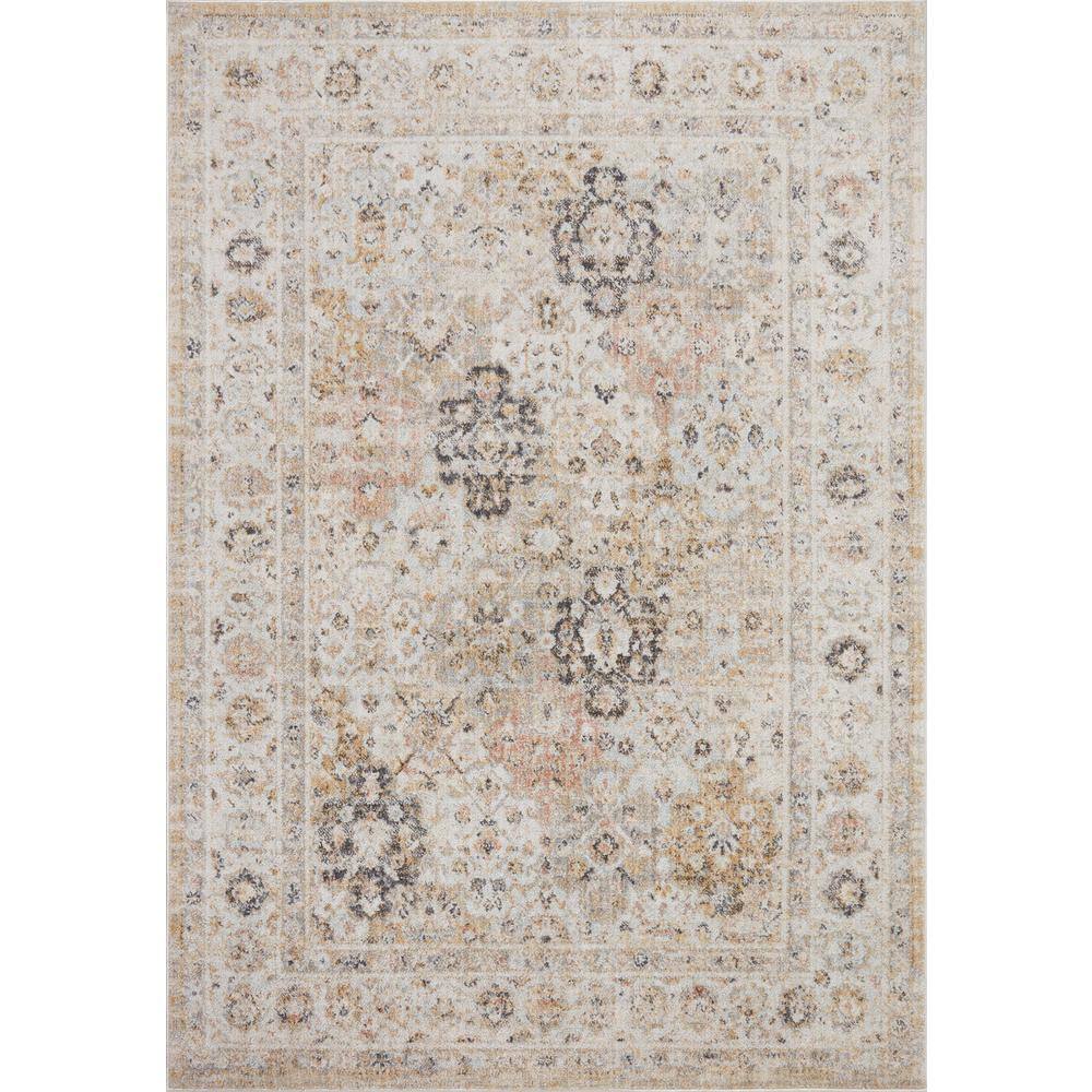 LOLOI II Monroe Beige/Multi 2 ft. 6 in. x 7 ft. 9 in. Traditional ...