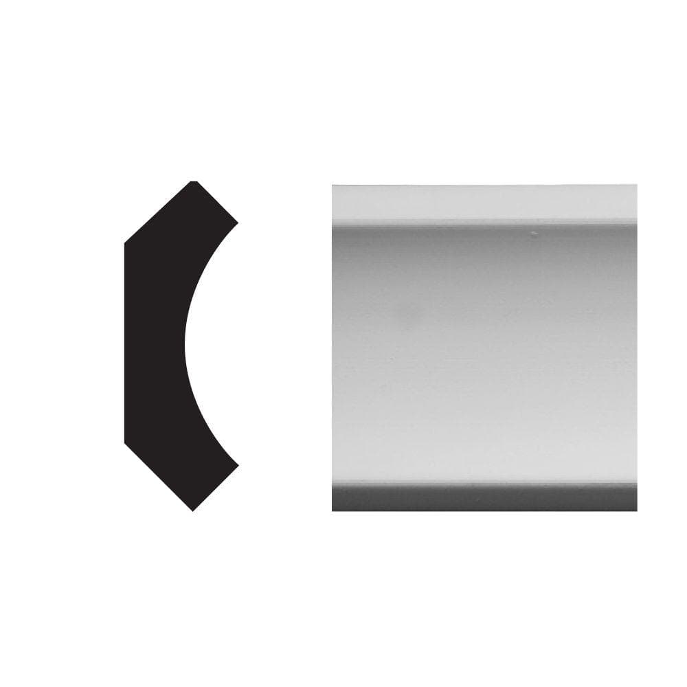 Reviews for Royal Mouldings 9 ft. x 1-5/8 in. x 29/64 in. Polymer Cove ...