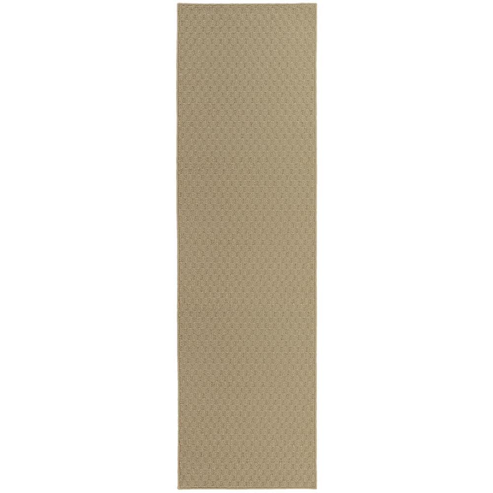 Garland Rug Town Square Tan 3 ft. x 8 ft. Runner Rug TS000N03609601 ...