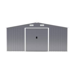 Have a question about Oyezvary 10 ft. x 12 ft. Dark Gray Large Metal ...