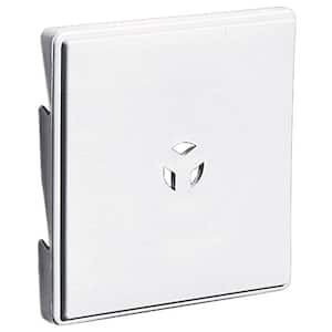 Builders Edge 6.625 in. x 6.625 in. #030 Paintable Triple 3 Surface ...