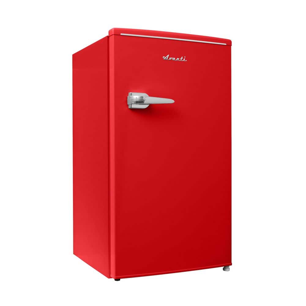 Avanti 3.1 cu. ft. Retro Mini Fridge in Red with Freezer RMRS31X5R-IS ...