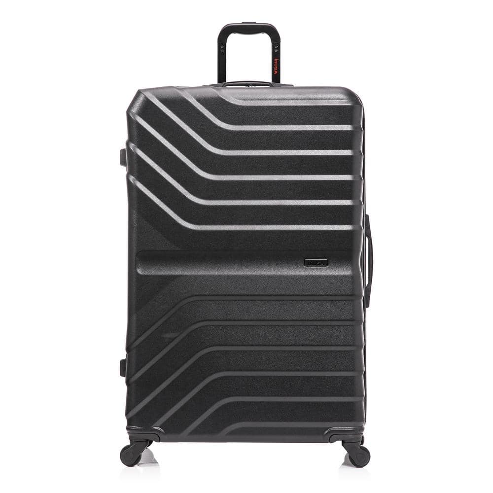 InUSA Aurum Lightweight 32 in. Black Hard side Spinner Luggage Roller ...