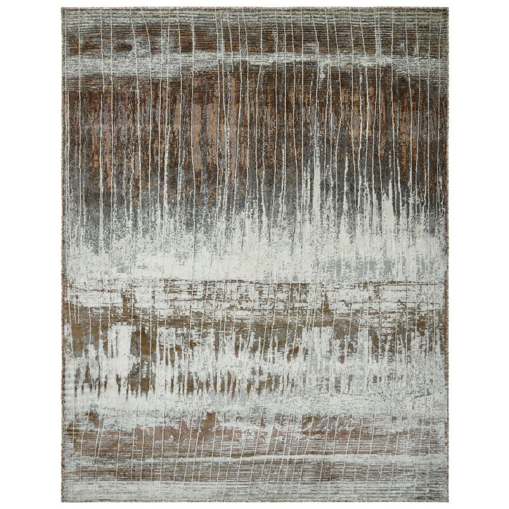 KALATY Umbria Gray 12 ft. x 15 ft. Area Rug US-124 1215 - The Home Depot