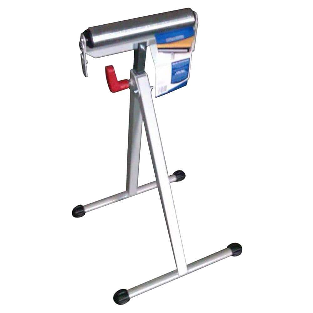 HDX 43 in. Steel Roller Stand with Edge Guide AC43 - The Home Depot