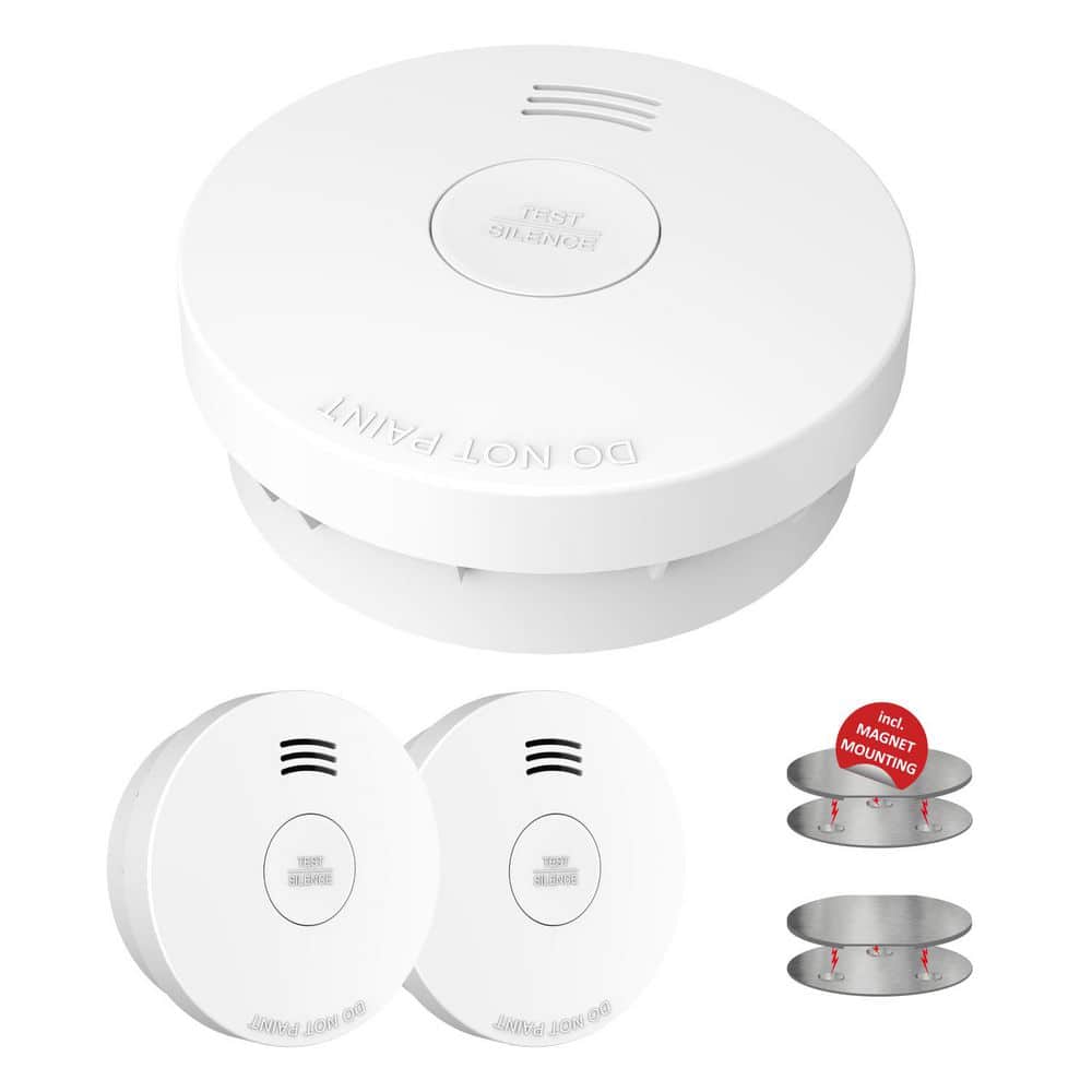 Innolink 10-Years Battery Operated Smoke Detector, Fire Alarm with ...