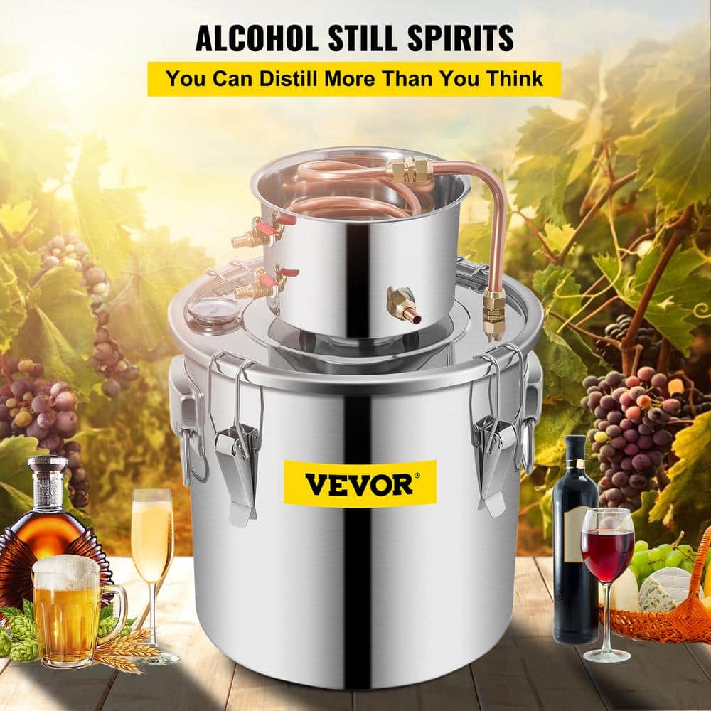 Buy Alcohol Still 9.6 Gal. Stainless Steel Water Alcohol Distiller Home ...
