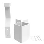 Veranda Aluminum Rail Fascia Mount Out Corner Bracket W 73045492 - The ...