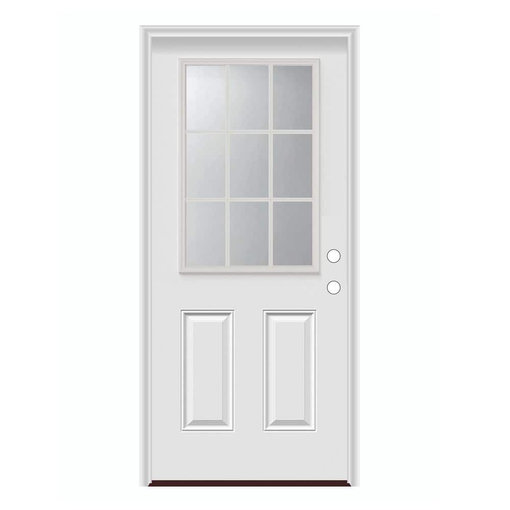 Reviews for GENESIS ENTRIES 32 in. x 80 in. Left-Hand/Inswing 2-Panel 9 ...