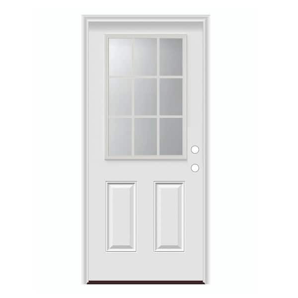 Reviews for GENESIS ENTRIES 32 in. x 80 in. Left-Hand/Inswing 2-Panel 9 ...