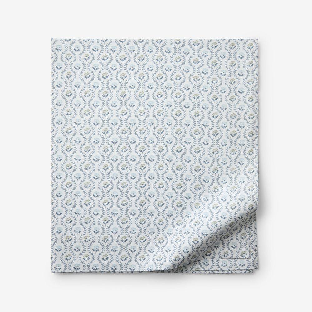 The Company Store Company Cotton Tira Flower Percale Green Twin/Twin XL ...