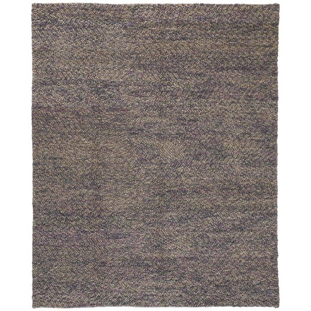 HomeRoots 5 x 8 Purple, Gray Solid Color Area Rug 2000515285 - The Home ...