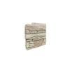 GenStone 12 in. x 12 in. x 1.375 in. Stacked Stone Vanilla Bean Faux Stone Siding Left Corner ...