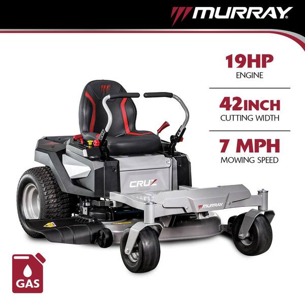 Murray Cruz 42 in. 19.0 HP 540cc EX1900 Series Briggs and Stratton Engine Dual Hydrostatic Drive Gas Zero Turn Mower MYZ4219000 The Home Depot