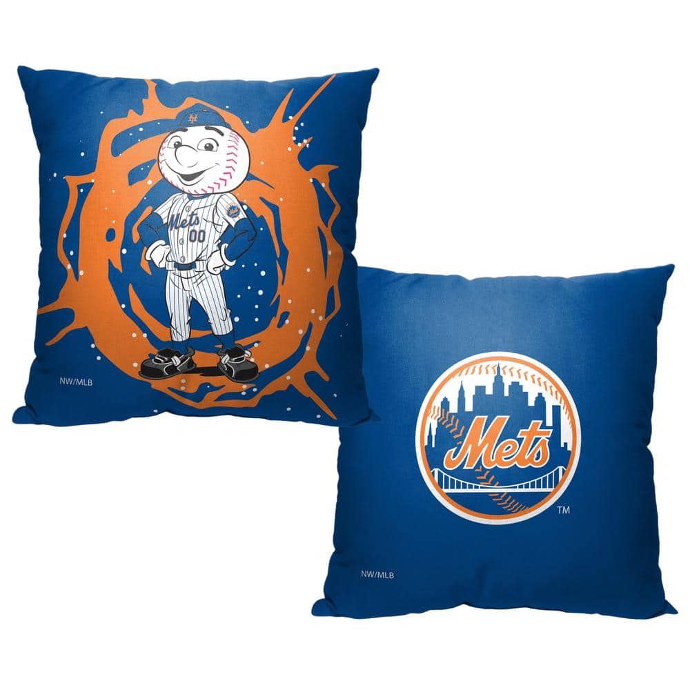 THE NORTHWEST GROUP MLB Mascots Mets Printed Polyester Throw Pillow 18 ...