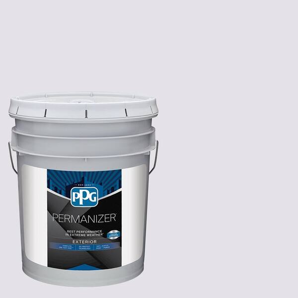 PERMANIZER 5 gal. PPG1175-1 Violet Hush Flat Exterior Paint PPG1175-1PZ ...