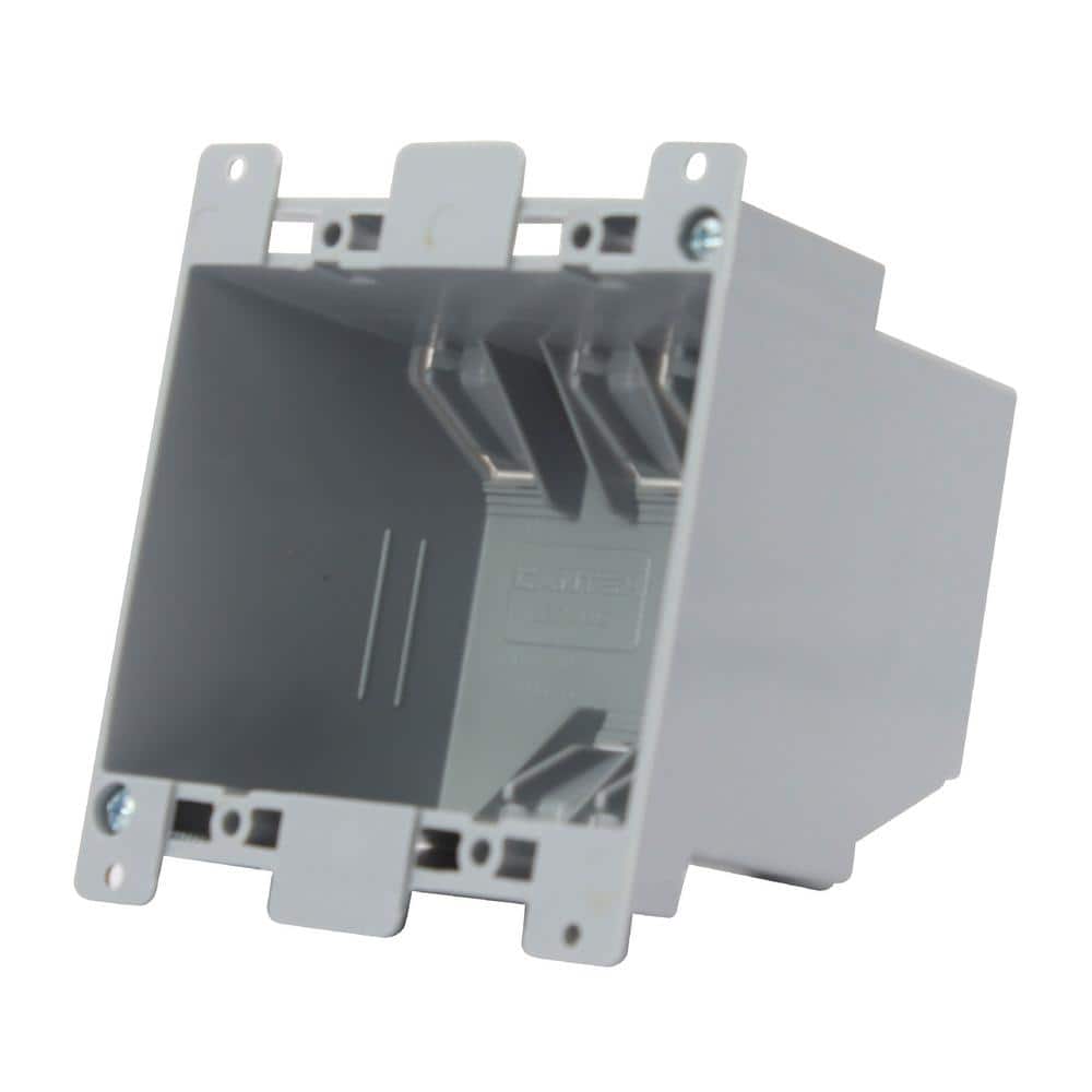 Cantex Old Work 2-Gang 25 cu. in. Electrical Outlet Box and Switch Box ...