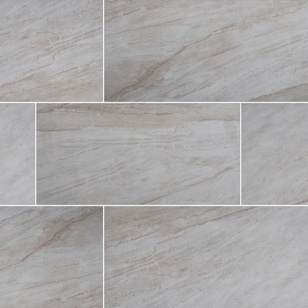 Buy Vigo Gris 12 in. x 24 in. Matte Ceramic Floor and Wall Tile 448 sq ...
